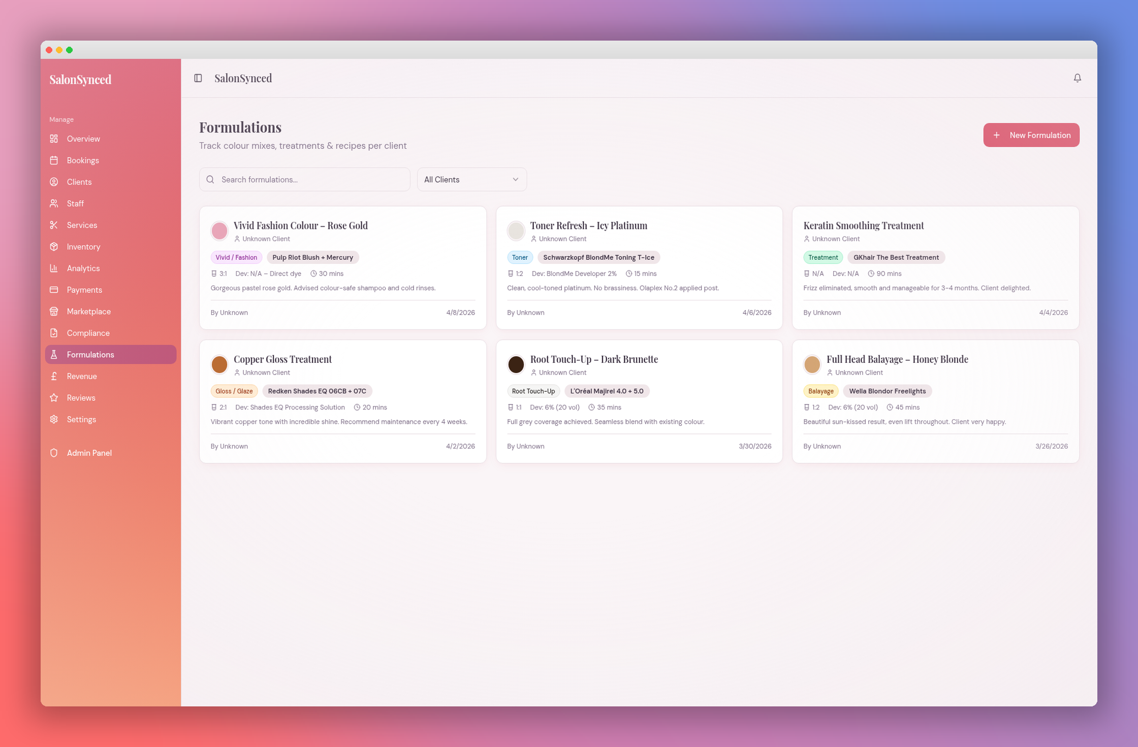 Salon Management Software USA | No Commissions | SalonSynced